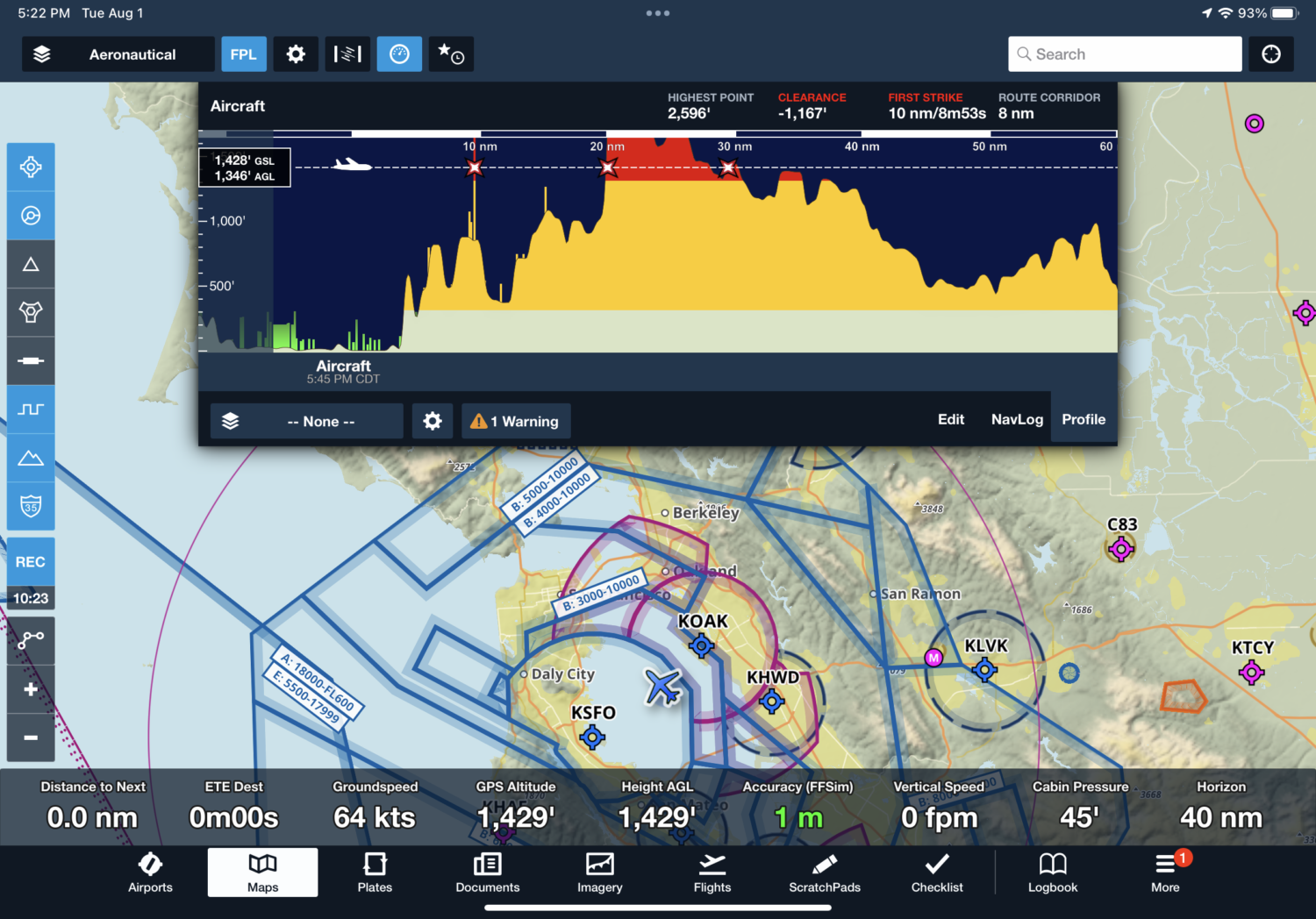 ForeFlight releases new aviation app for Apple Watch - iPad Pilot News