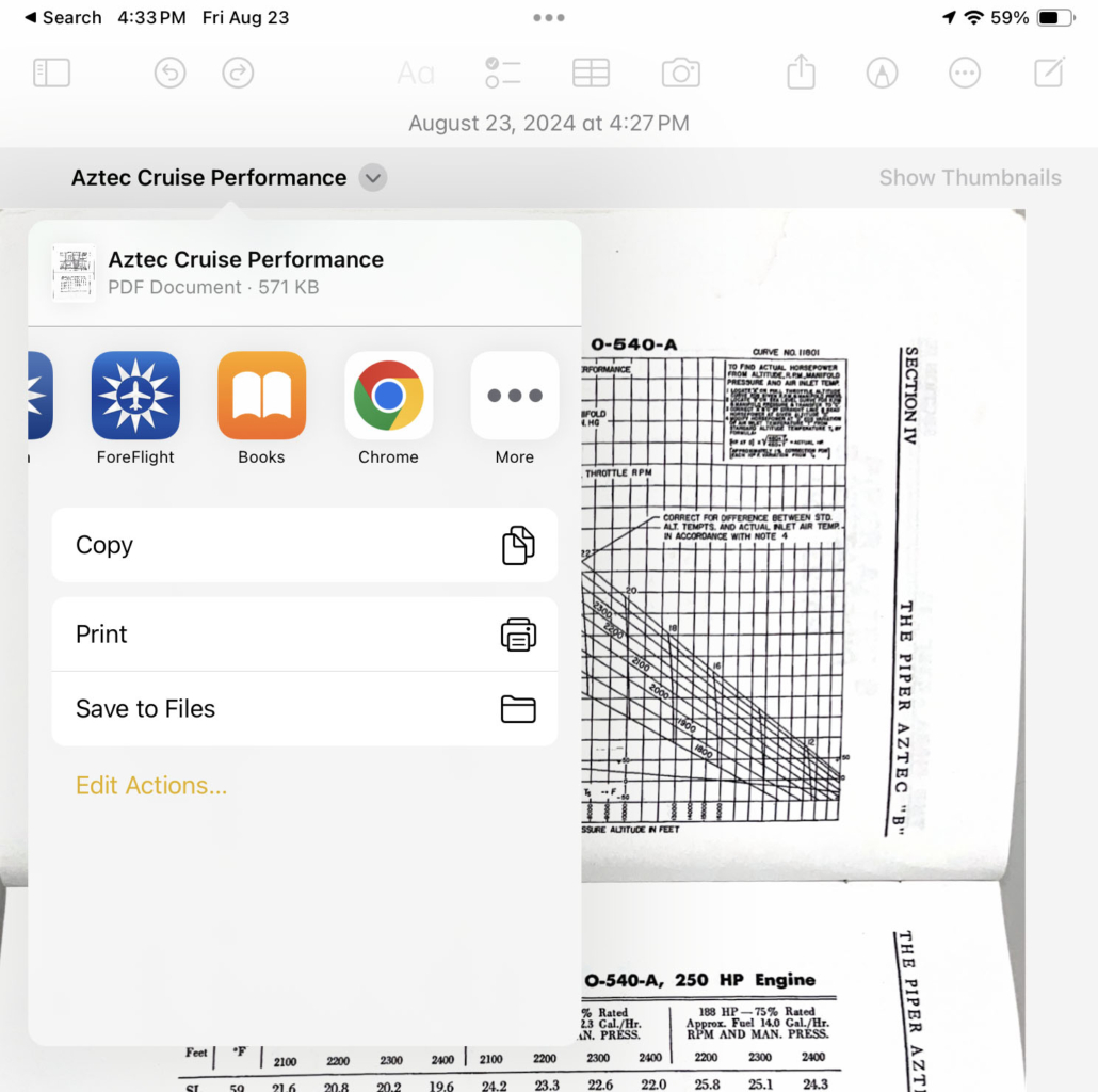 How to scan aviation manuals into your favorite EFB app : iPad Pilot News
