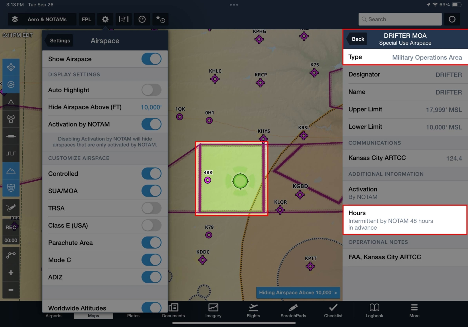 ForeFlight adds new weather radar layer - iPad Pilot News