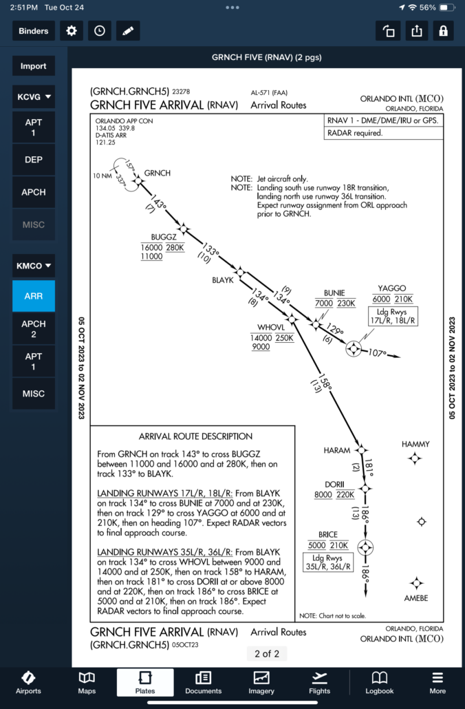 ForeFlight adds augmented SID/STAR procedures - iPad Pilot News