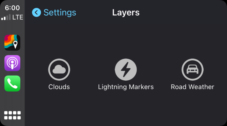 MyRadar adds weather maps to CarPlay app - iPad Pilot News