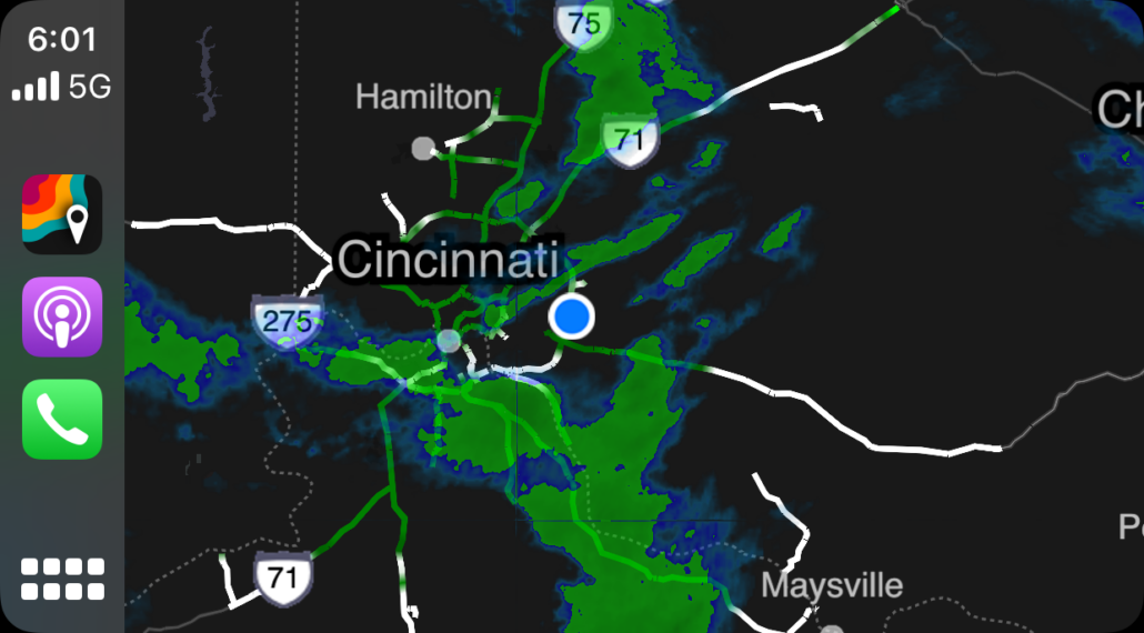 MyRadar adds weather maps to CarPlay app : iPad Pilot News