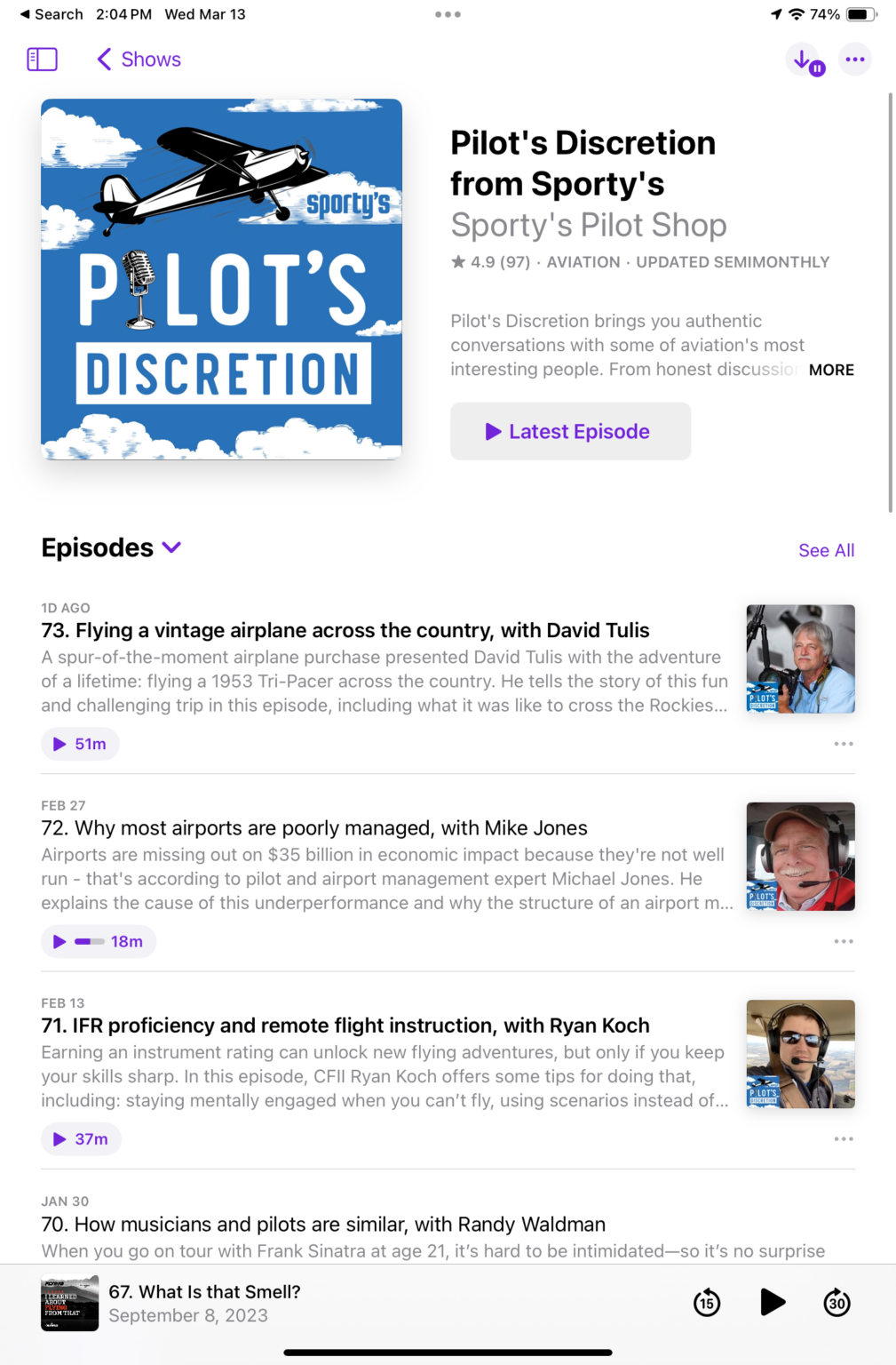 Stay proficient with aviation podcasts - iPad Pilot News