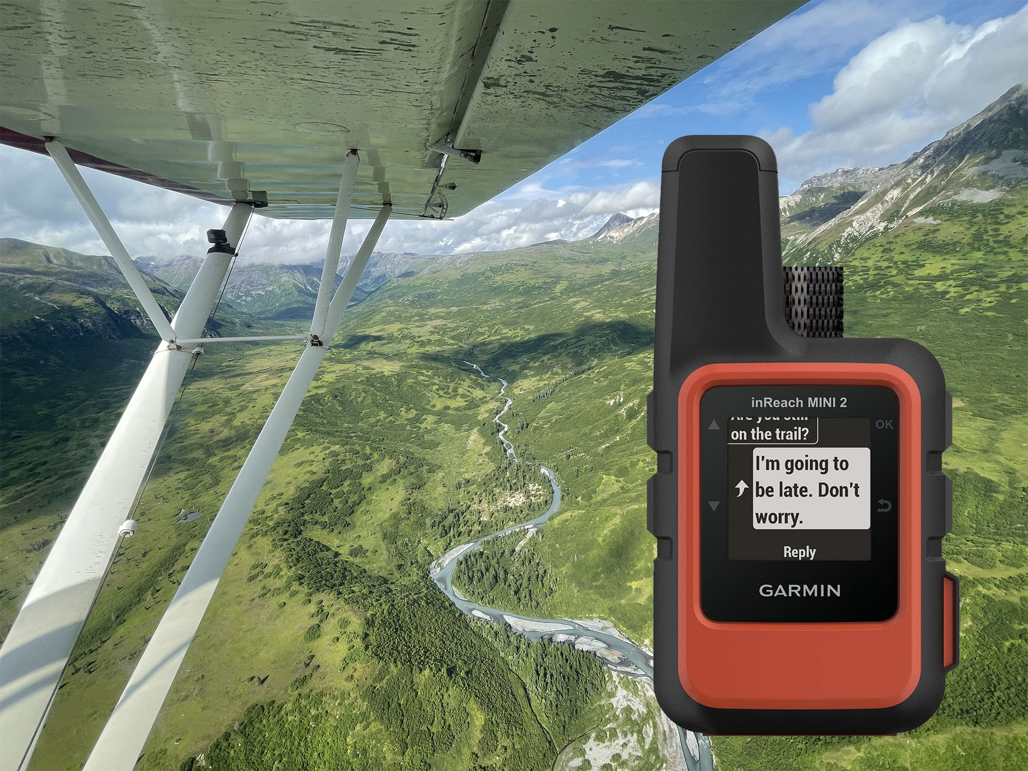 How to send text messages in flight with the Garmin inReach - iPad ...