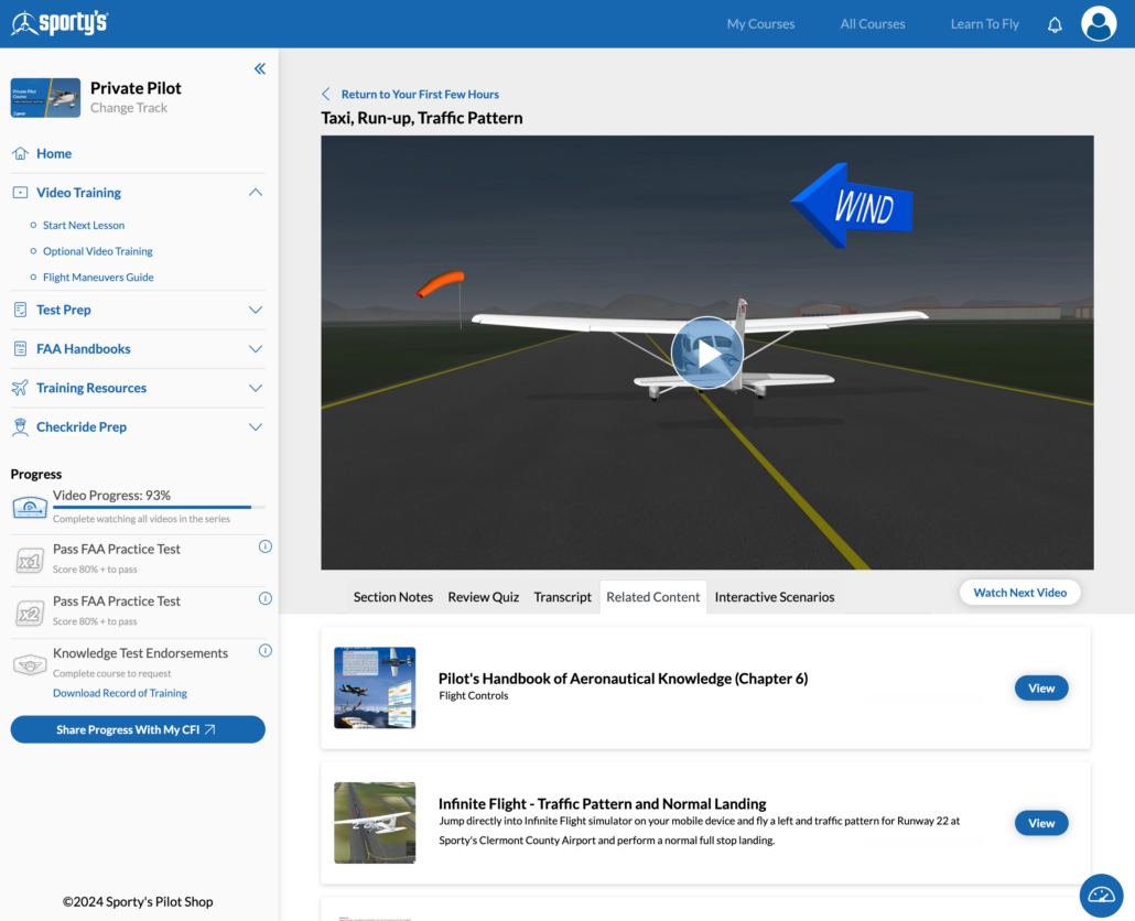 Infinite Flight Update Includes Sporty’s Flight Maneuvers - iPad Pilot News
