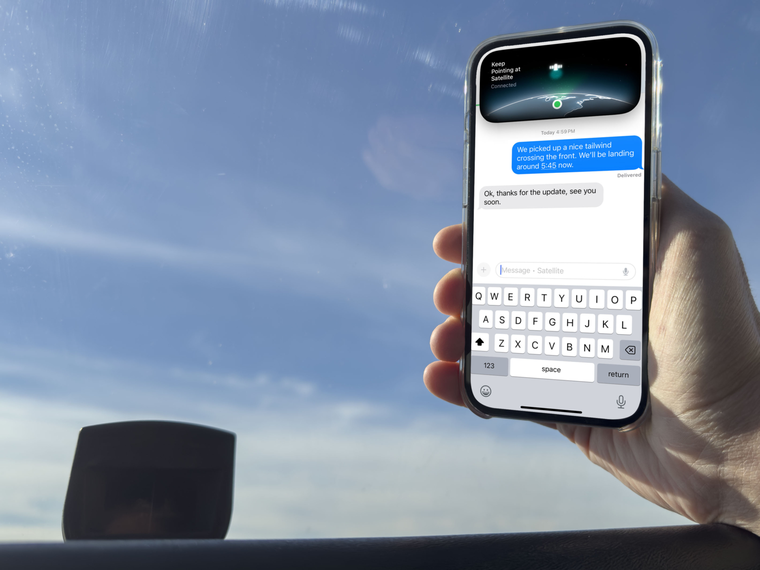 PIREP: Flying with iPhone Satellite Messaging - iPad Pilot News