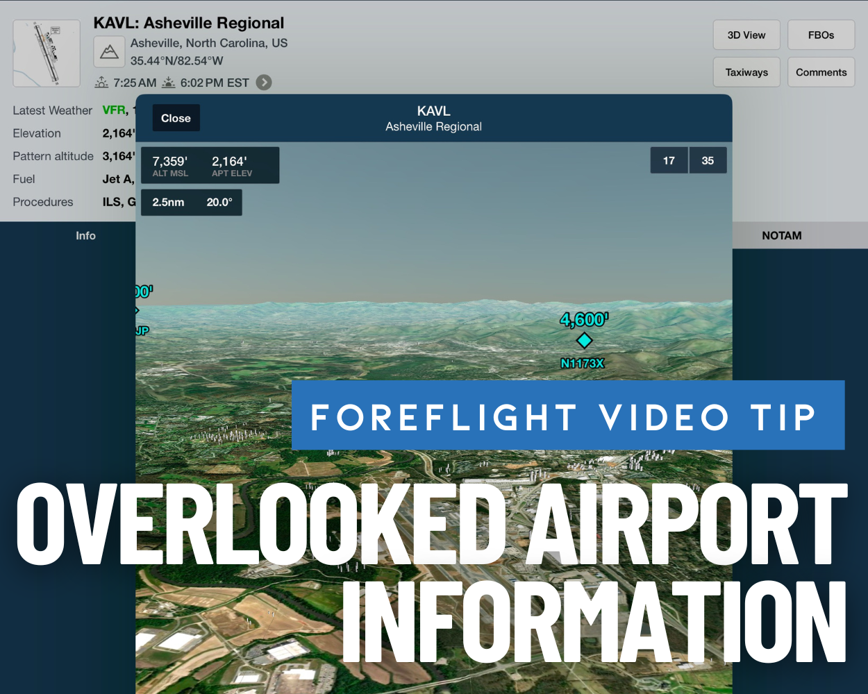 ForeFlight Video Tip: Accessing Airport Information - iPad Pilot News