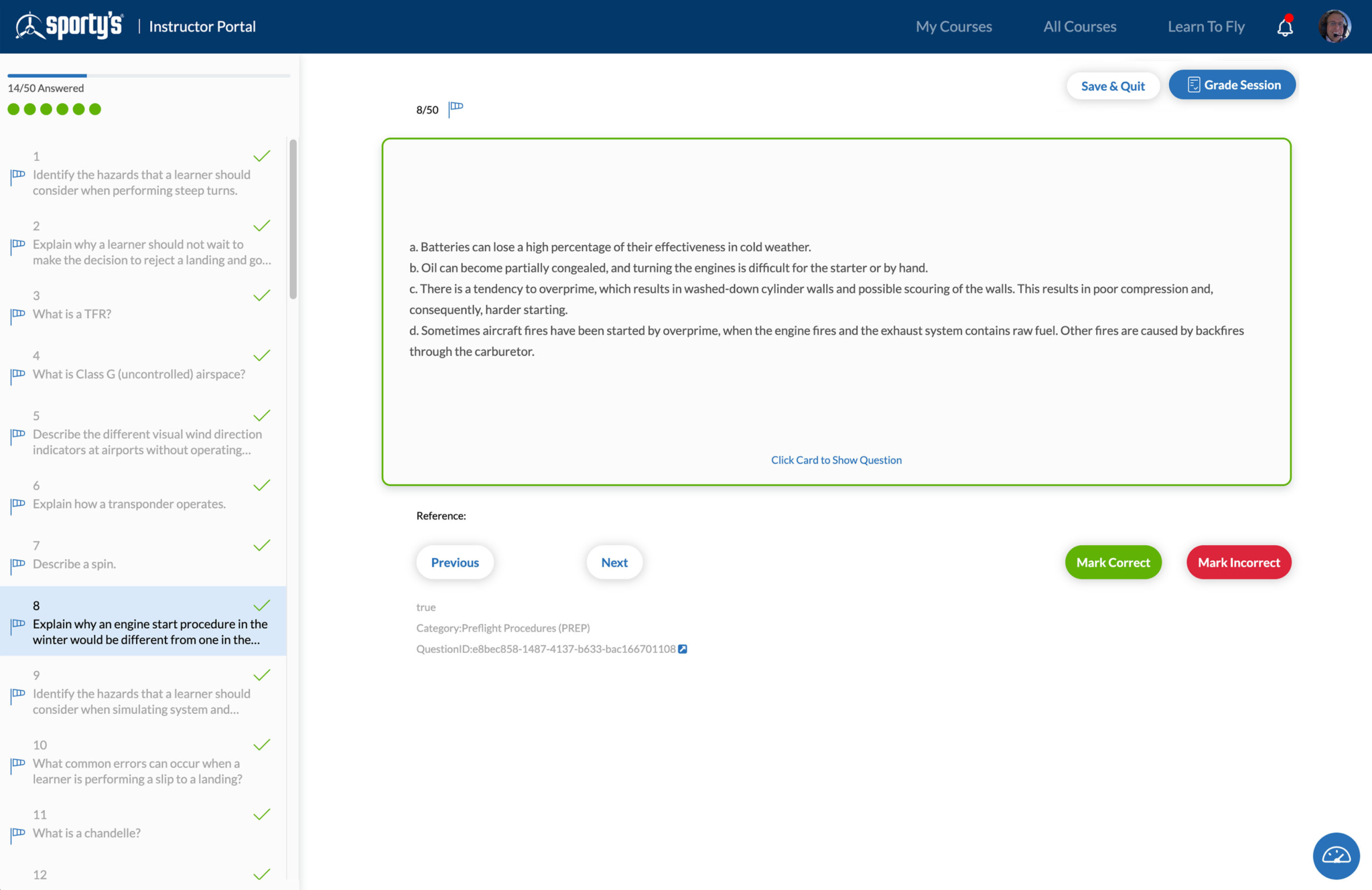 New CFI Test Prep Course Now Available in Sporty’s Pilot Training App ...