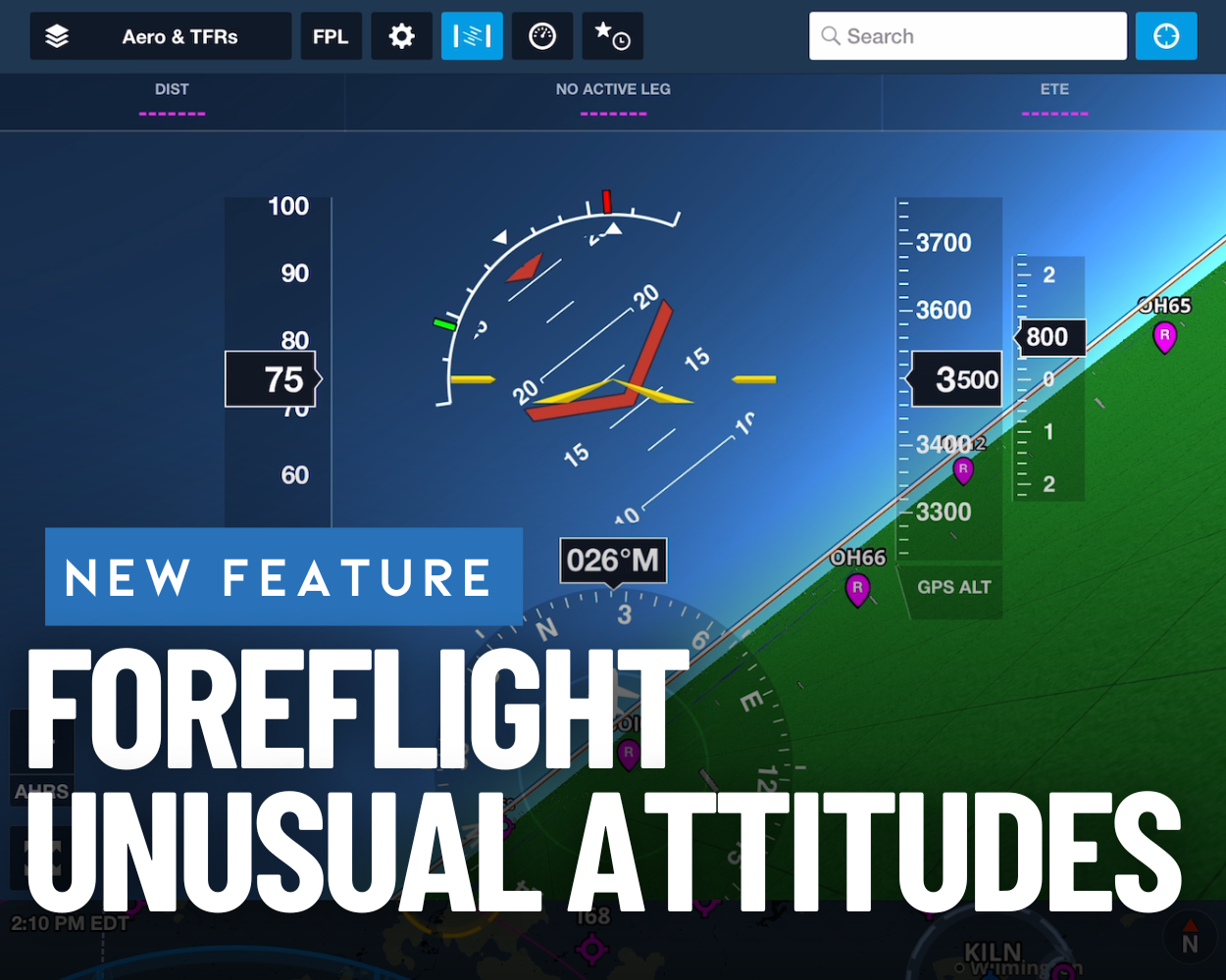 ForeFlight Adds Unusual Attitude Alerts and More