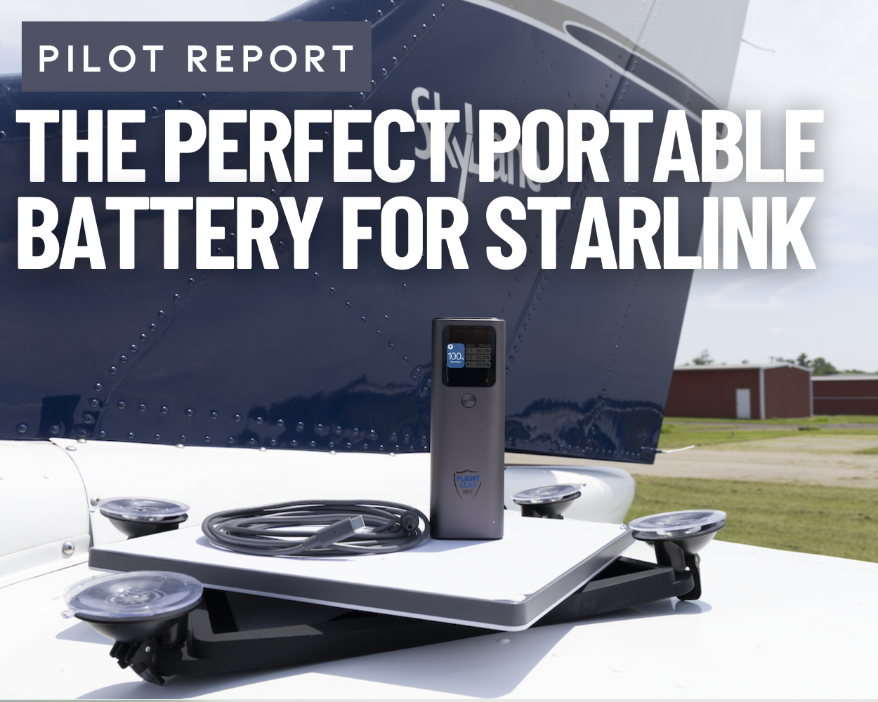 The perfect portable battery for Starlink: Flight Gear Smart Battery ...