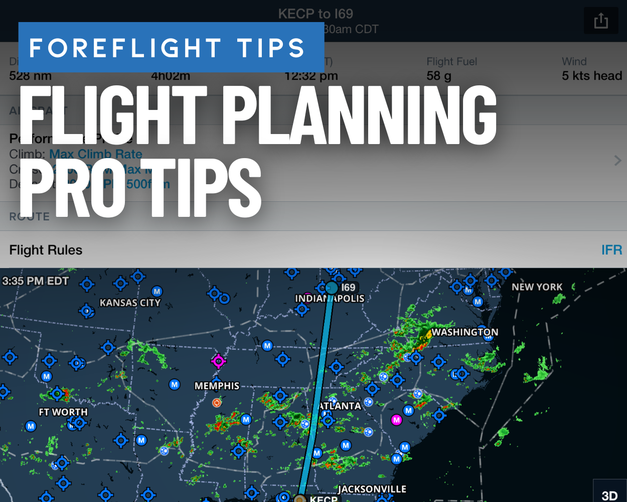ForeFlight Flights section: Pro tips for pilots - iPad Pilot News