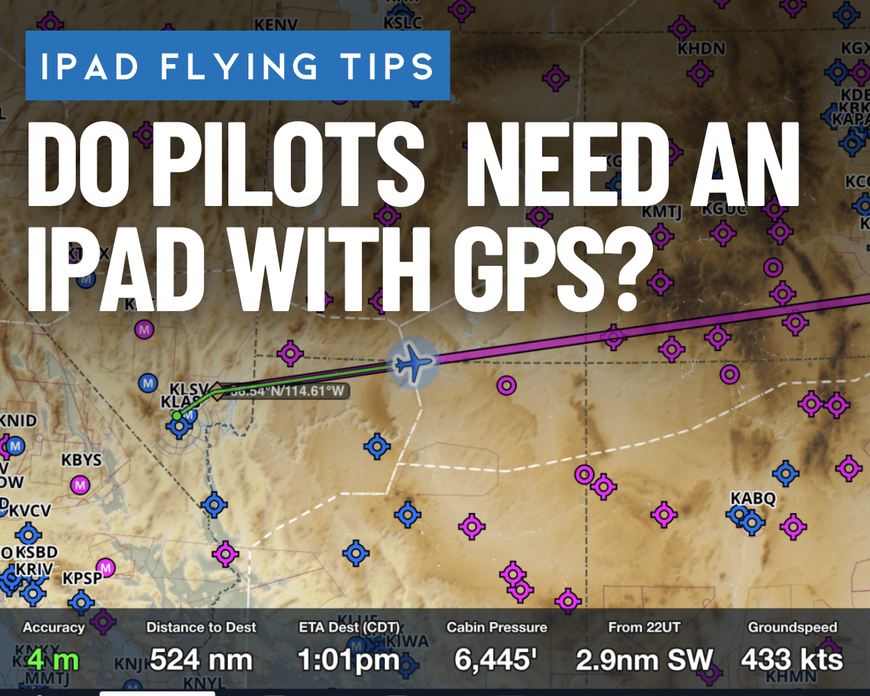 Should pilots buy an iPad with a built-in GPS? : iPad Pilot News