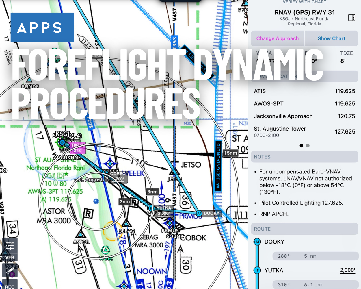 ForeFlight Launches Dynamic Procedures - iPad Pilot News