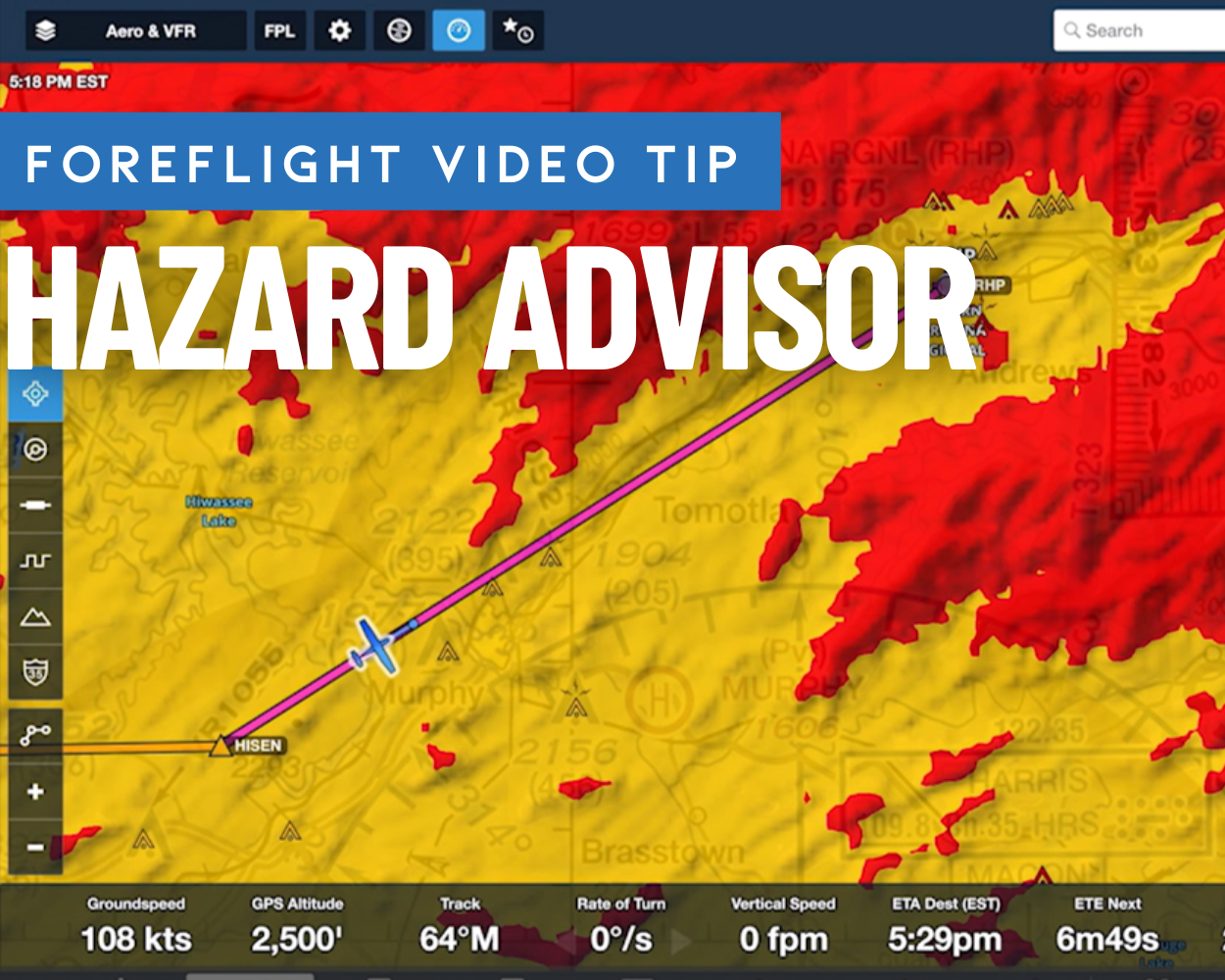 ForeFlight Video Tip: Hazard Advisor : iPad Pilot News