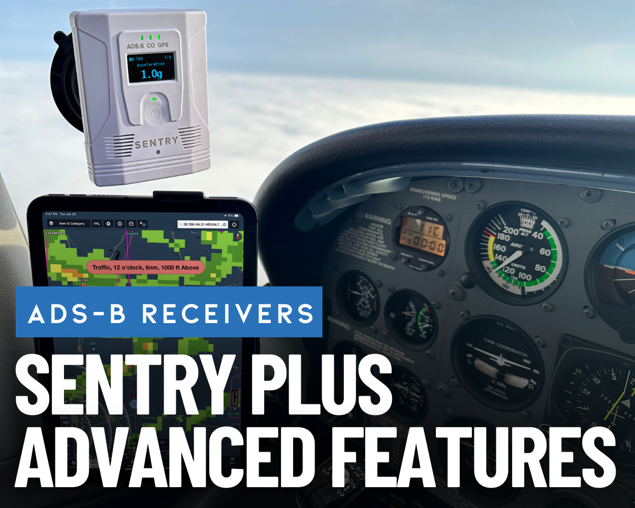 How to use the advanced features in the Sentry Plus ADS-B receiver ...