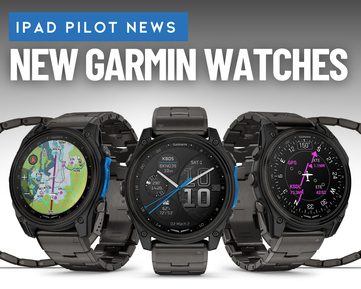 Flying with the Garmin D2 Mach 2 and D2 Air X15 : iPad Pilot News