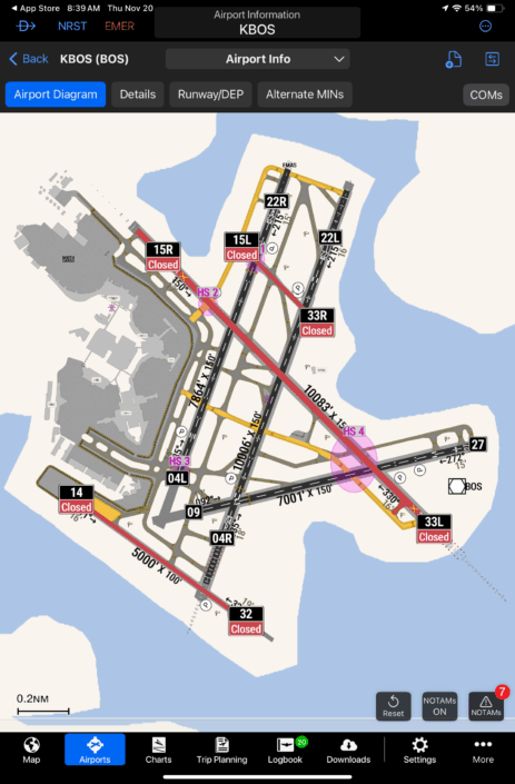 Garmin Pilot adds graphical NOTAMs to SmartCharts - iPad Pilot News