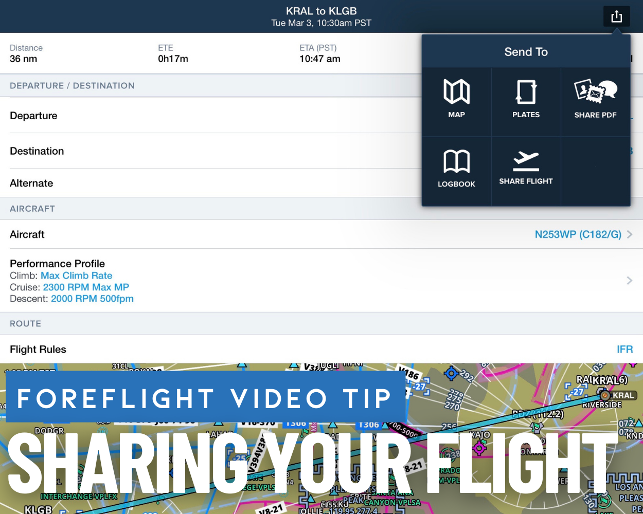 ForeFlight Video Tip: Sharing Your Flight : iPad Pilot News