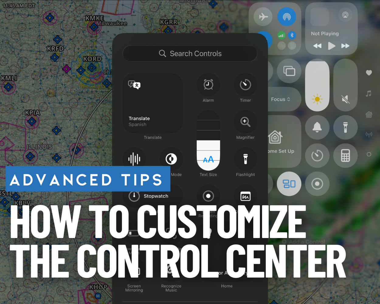How to Customize the Control Center on Your iPad or iPhone : iPad Pilot ...